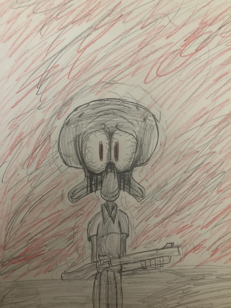 Official Squidward is Happy (Wholesome) Art | Fandom