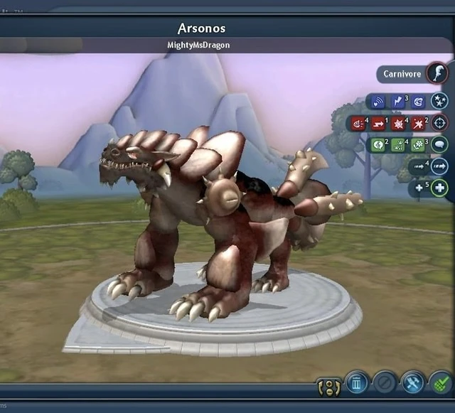 I downloaded Spore and created an arsonos to celebrate! | Fandom