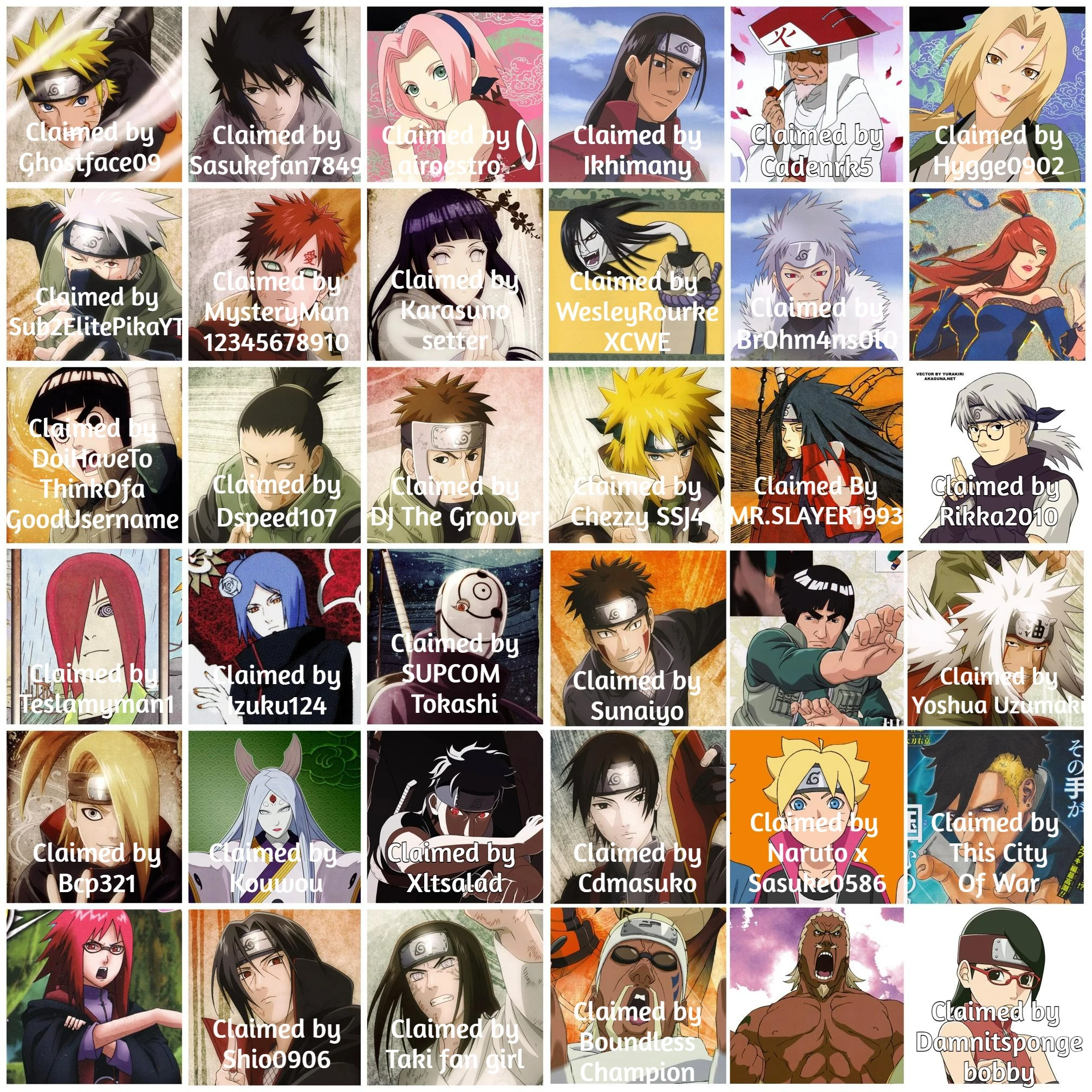 Naruto Main Characters Names Naruto Characters: Get To Know All About