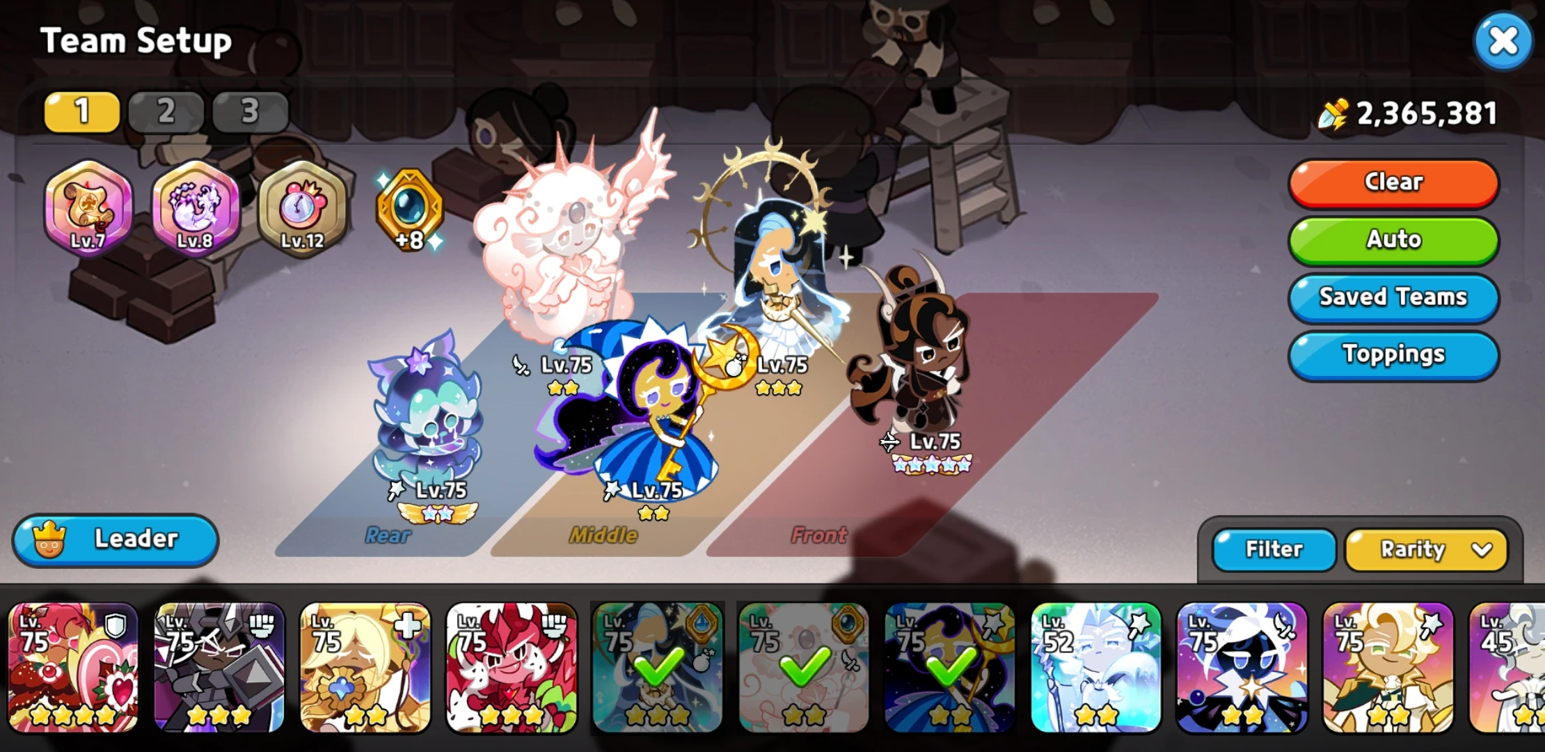 What are your 2 teams if you put your strongest and weakest cookies on ...