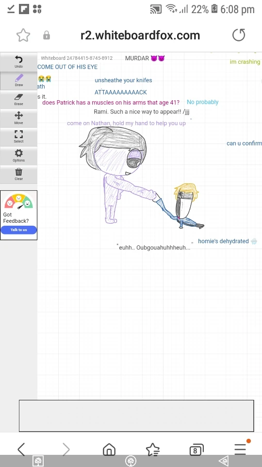 I think this is headcanon for Patrick may had a muscular of his age 40 ...