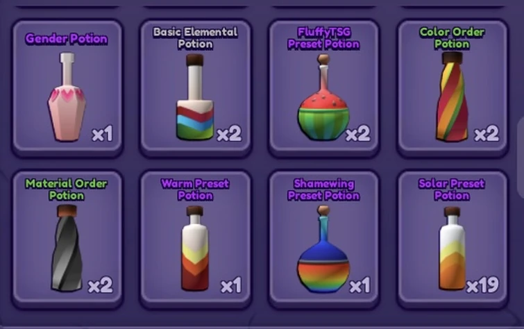 LF: robux elemental pots | Fandom