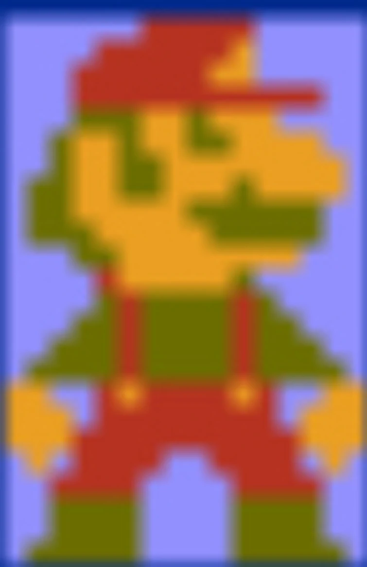 My pixel art of SMB1 Mario | Fandom
