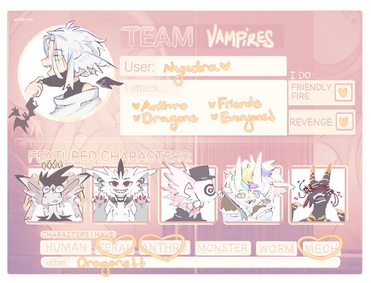 ARTFIGGGHTT!! team vampires GO!!!! | Fandom