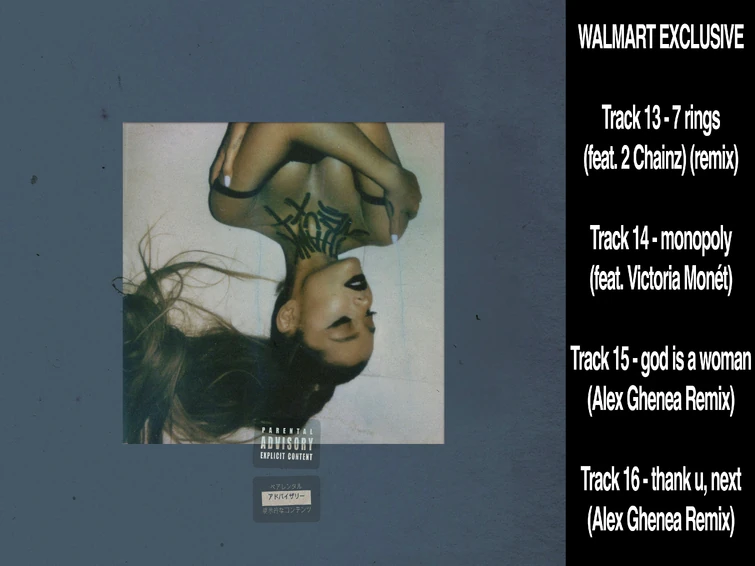 CONCEPT: Thank U, Next (Walmart Exclusive Edition) | Fandom