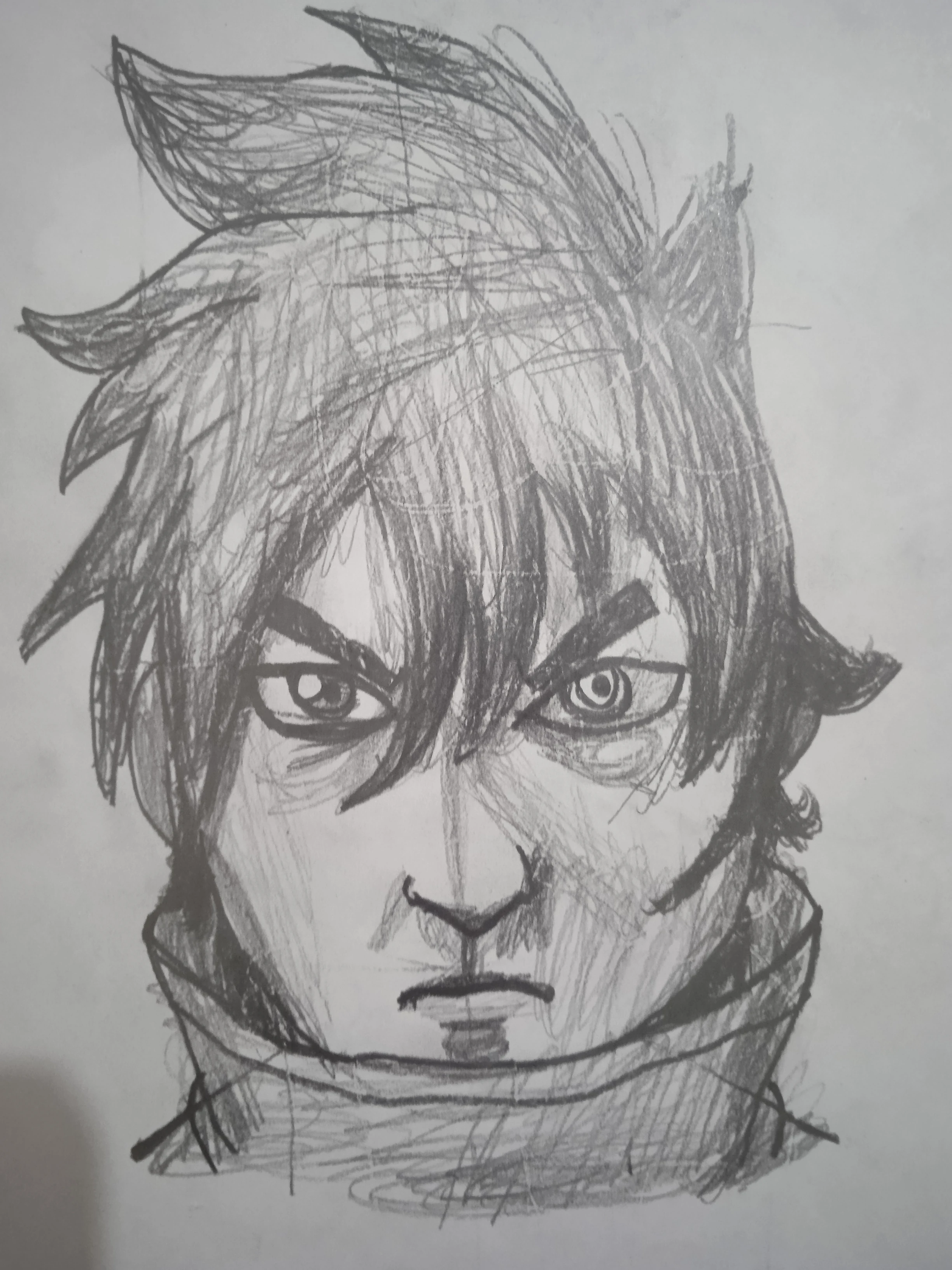 My sketch of Sasuke | Fandom