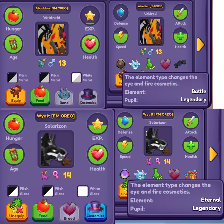 Trading nm Oreo leg eye veid and fm leg eye sol for Any nm pretty veid ...