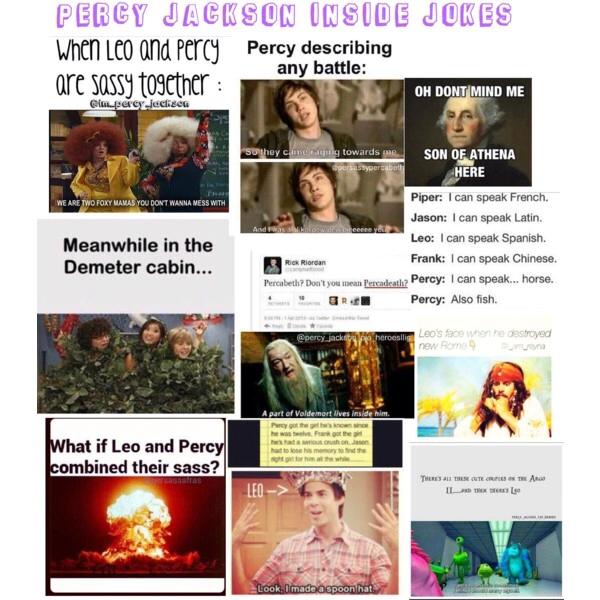 Percy jackson inside jokes | Fandom