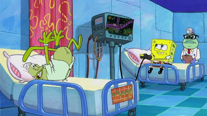 SpongeBob playing Sonic CD | Fandom