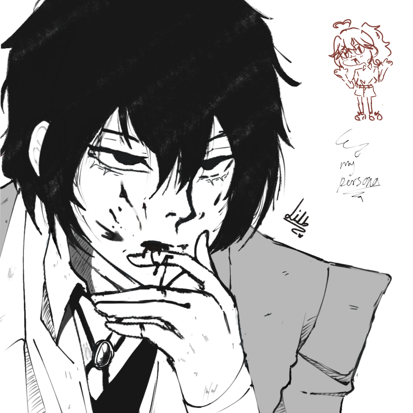 Weee Dazai fanart...again | Fandom