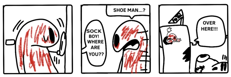 sock boy comic strip reboot #11 | Fandom