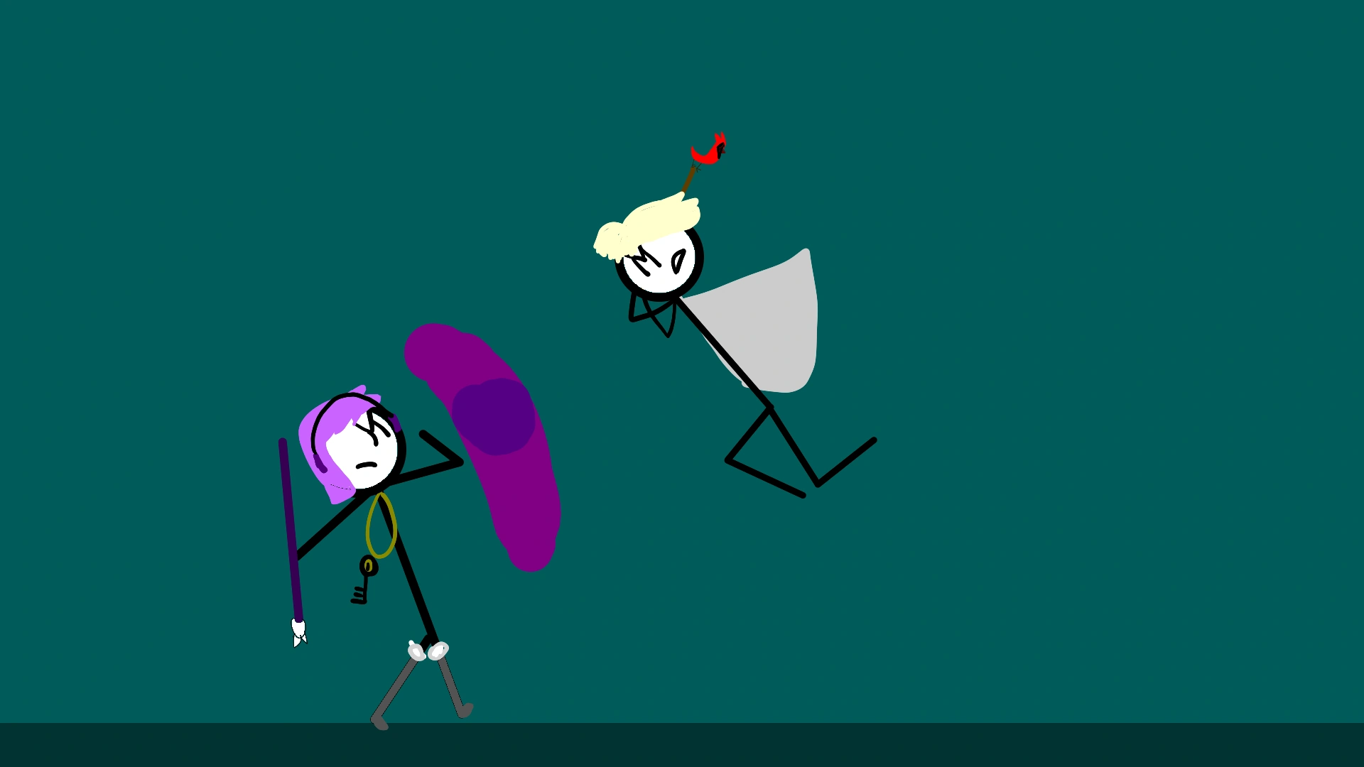 Amity vs Hunter stick figure | Fandom