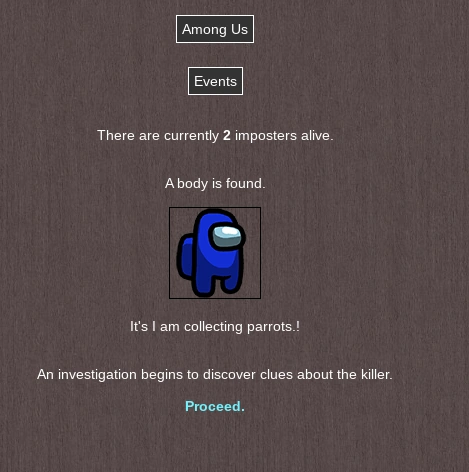 The events of the among us simulator | Fandom