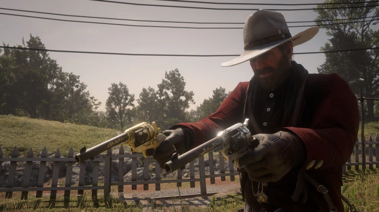 One revolver is for lawmen, and the other is for bandits. Rate my ...