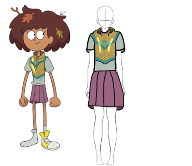 I tried to draw Anne’s Amphibia uniform with an anime base | Fandom