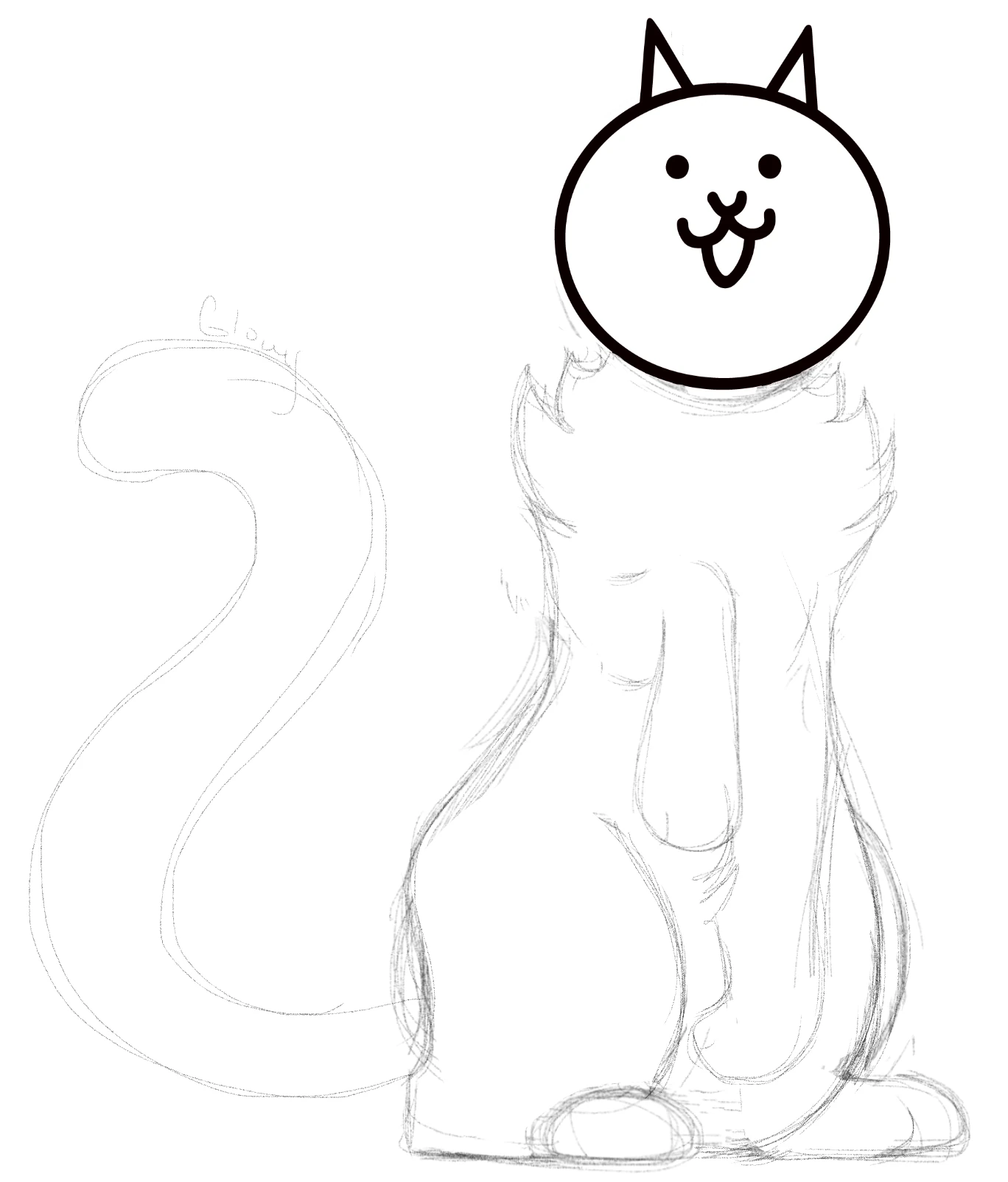 cat with semi-realistic proportions (I think?) | Fandom