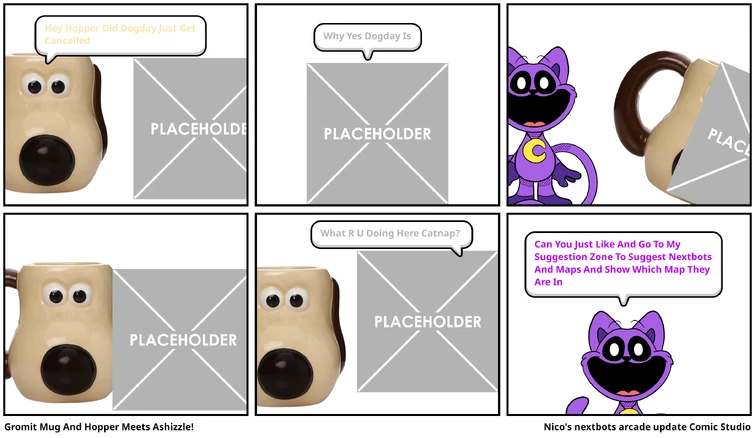 Gromit Mug And Hopper Meets Ashizzle | Fandom