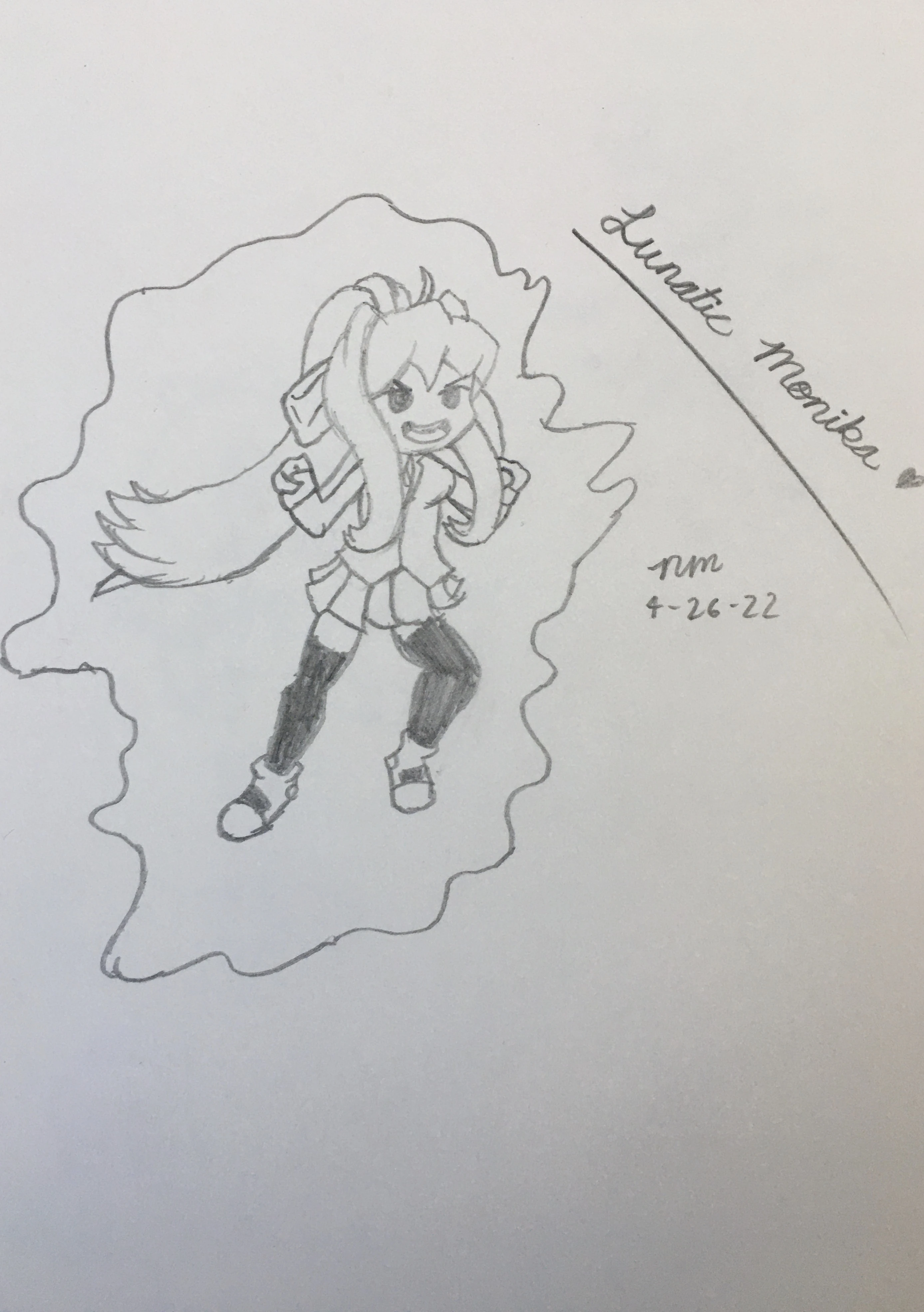 Drew Monika in school again lol | Fandom