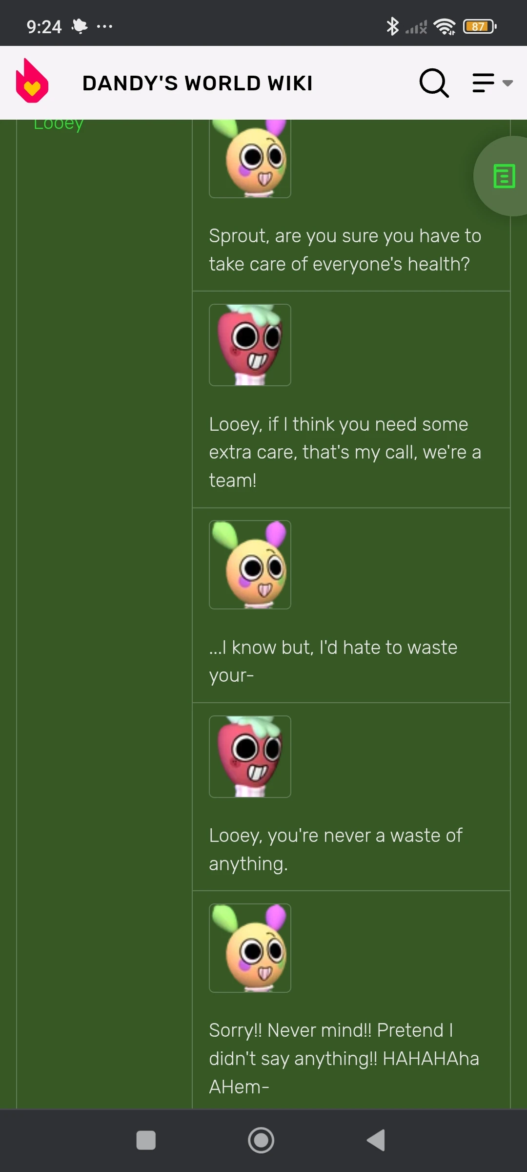 Their interaction- | Fandom