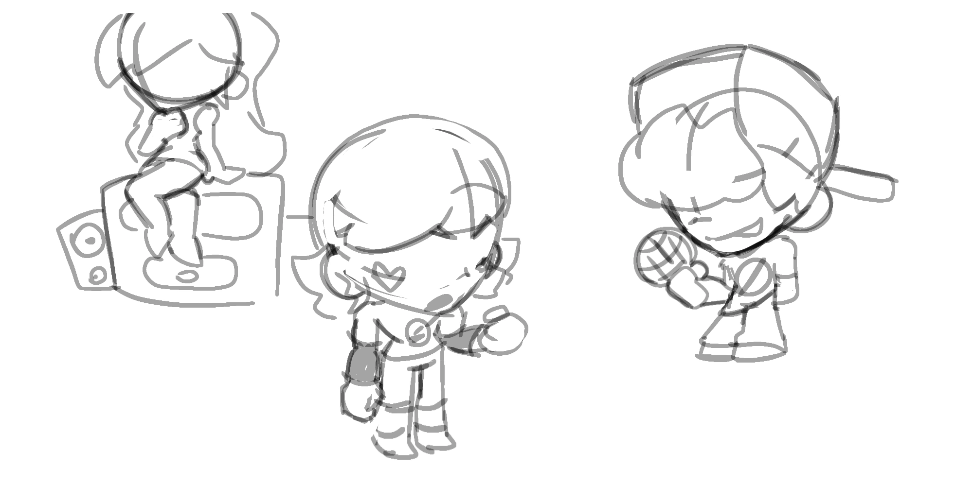 I mastered human brawler proportions for brawler concepts (i think ...