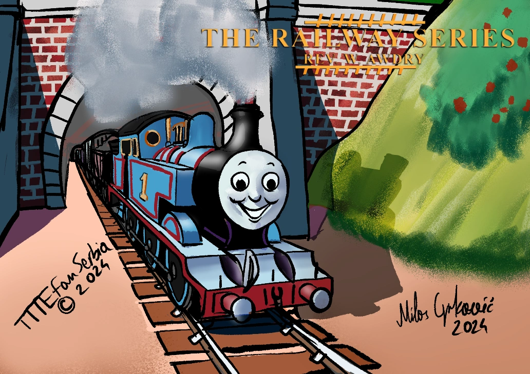 My Thomas and the Trucks Postcard style art | Fandom