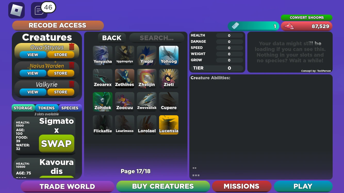 LF ALL THE CREATURES I’M MISSING | Fandom