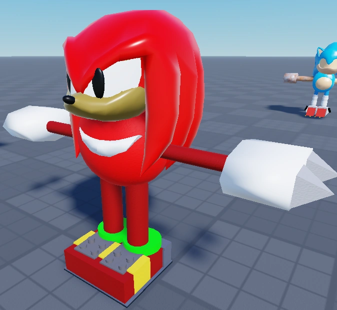 knuckles model done | Fandom