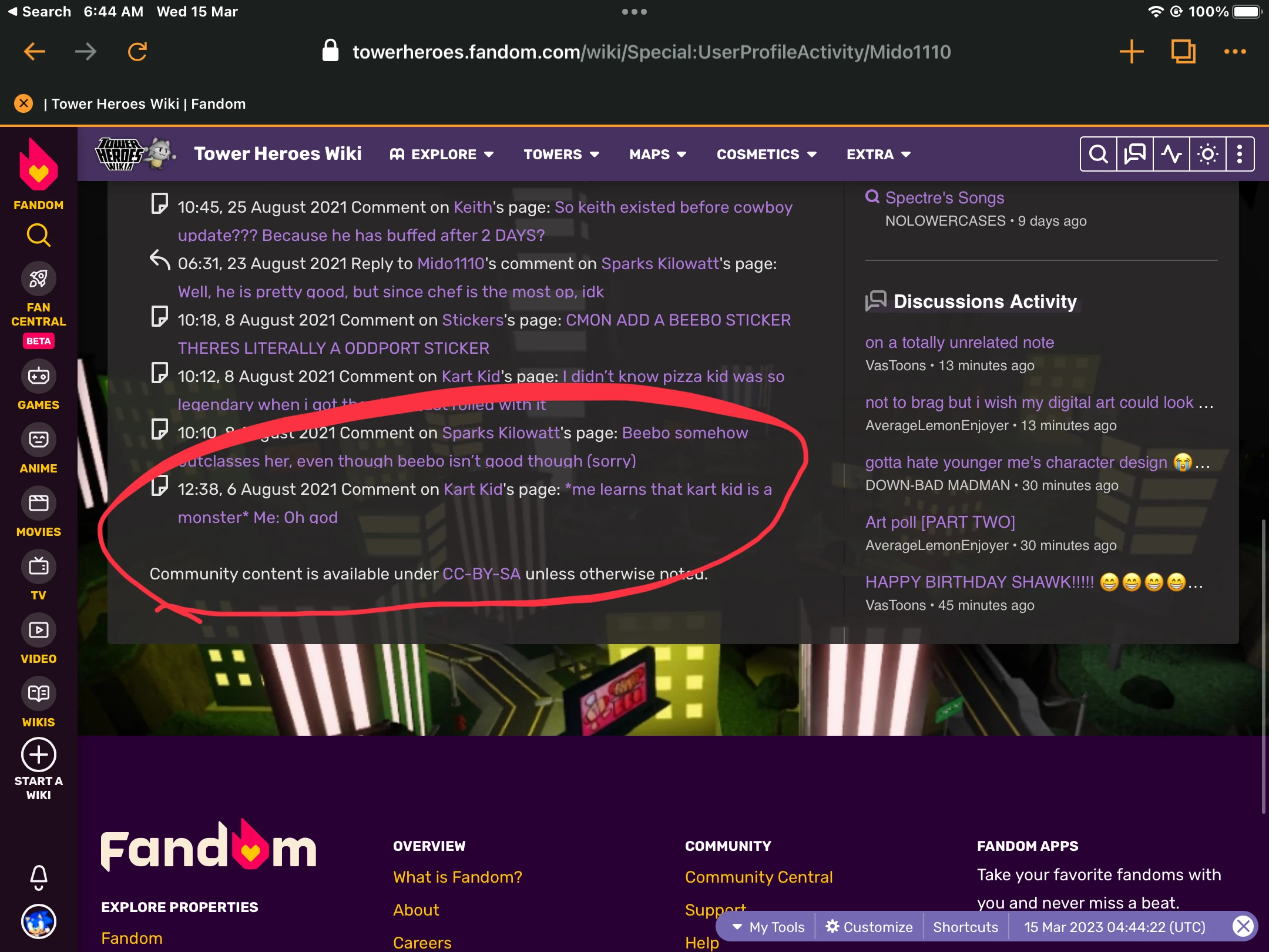 my first comment!!! | Fandom