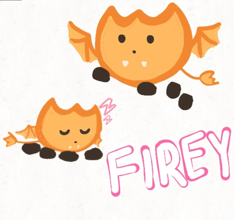 Bfdi characters as adopt me pets: FIREY | Fandom