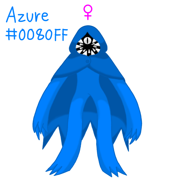 My fanmade Azure Rainbow Friend is here!! | Fandom