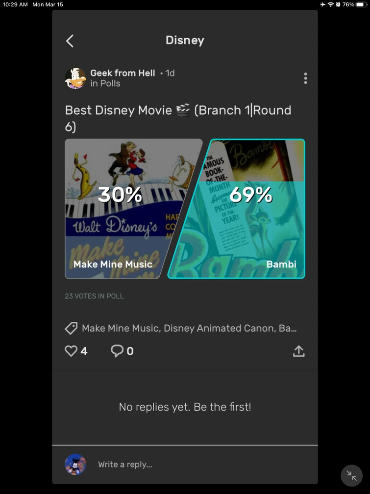 Best Disney Movie 🎬 (Branch 1|Round 6) | Fandom