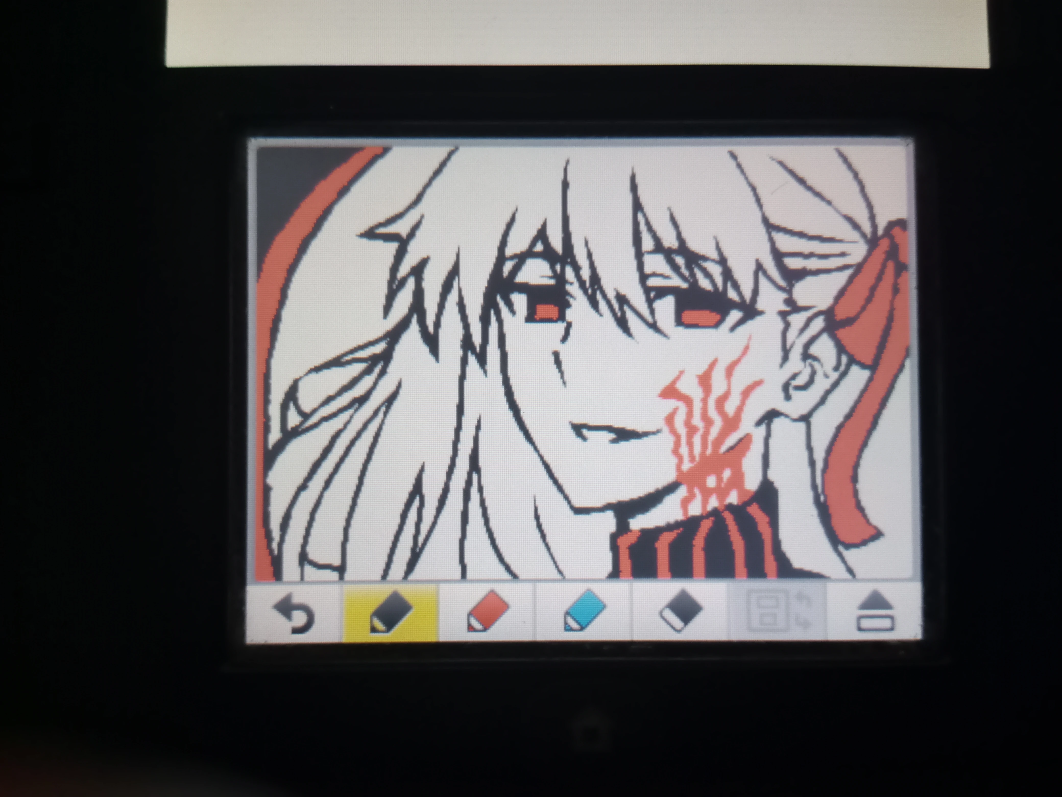 I got bored & draw dark sakura while waiting for paper moon chapter ...