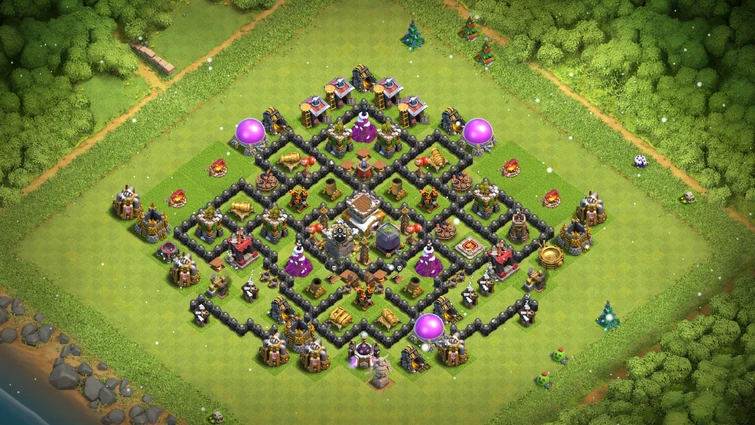 My dark elixir base. | Fandom
