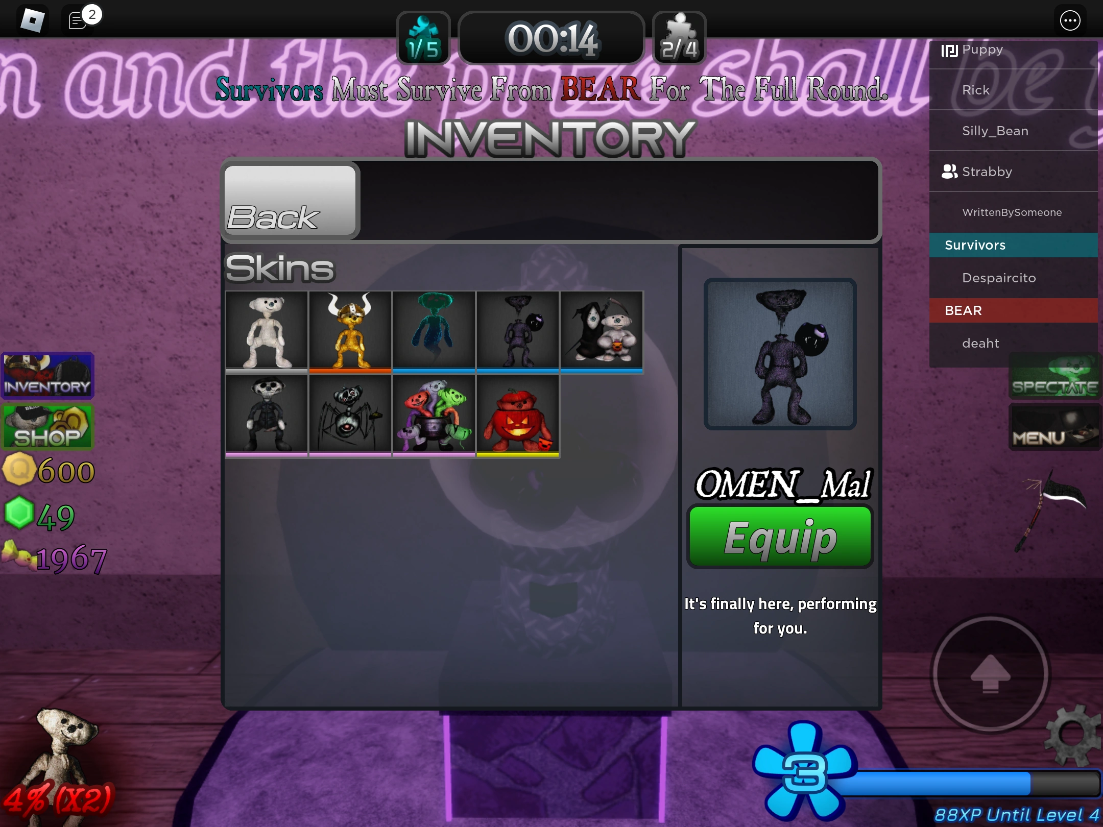 REDUX* HAS A NEW HALLOWEEN UPDATE! AND OMEN MAL IS HERE! | Fandom