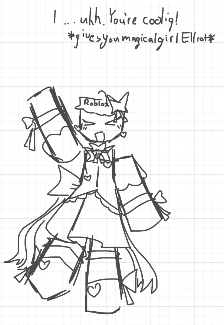 *casually gives you magical girl Elliot* | Fandom