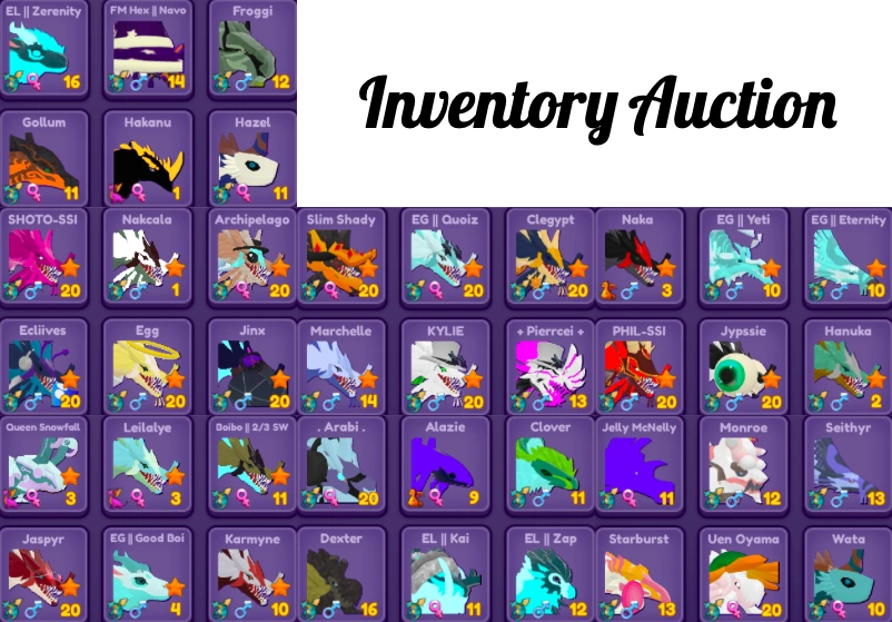 Inventory Auction! | Fandom