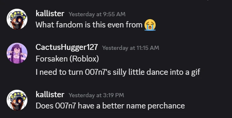 007n7 slander | Fandom