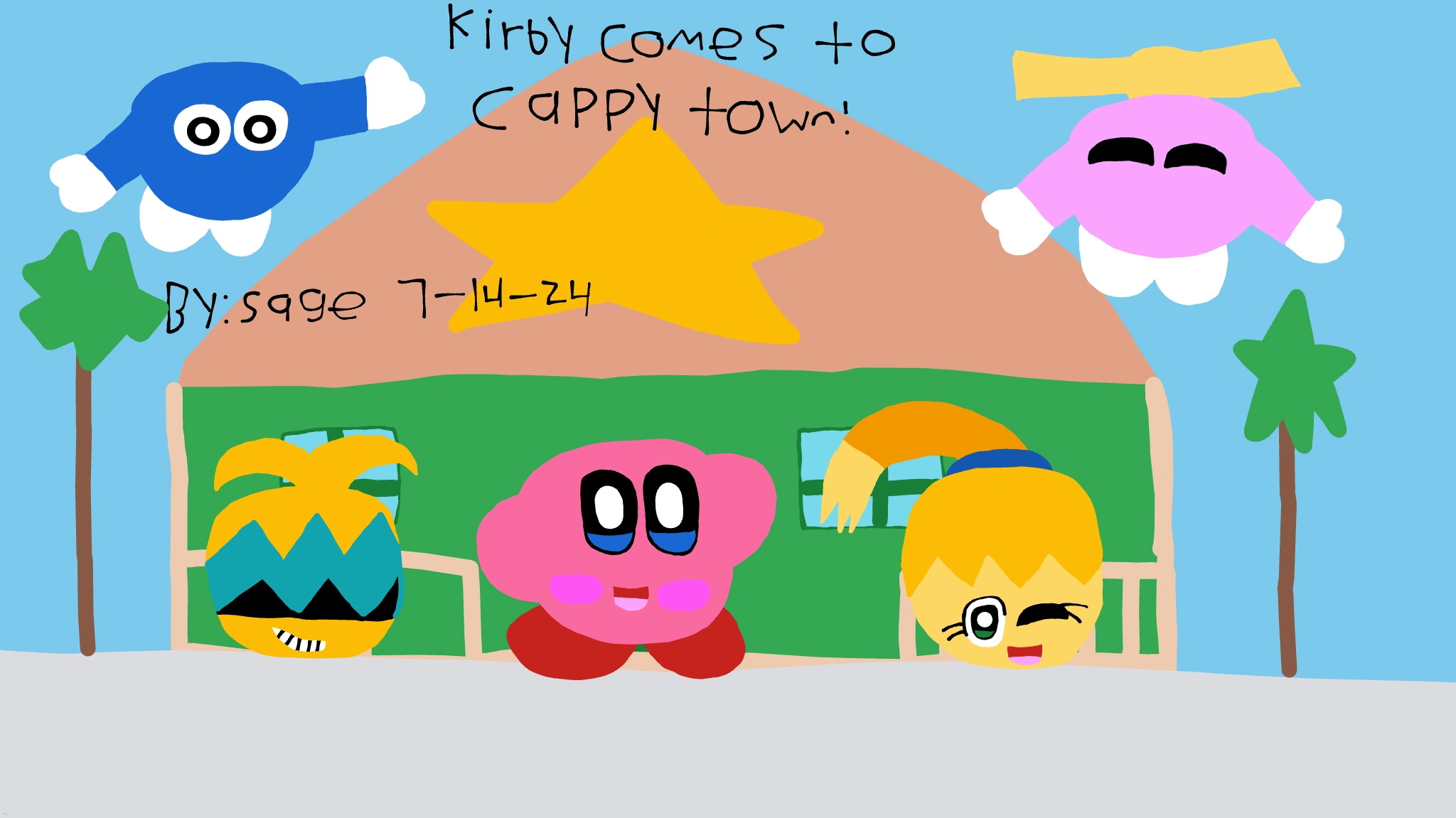 Kirby comes to Cappy Town! (Kirby comes to town) | Fandom