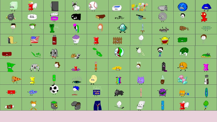 BFDI Recommended Characters VV 28 (VTE) | Fandom