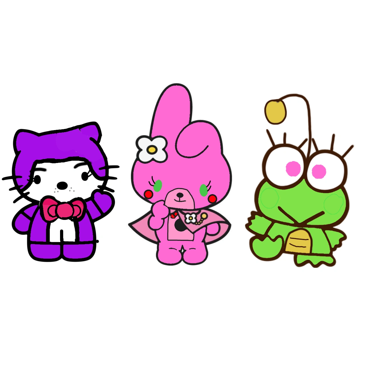 Cindy, Bonnet and Happy Frog as Sanrio Characters | Fandom