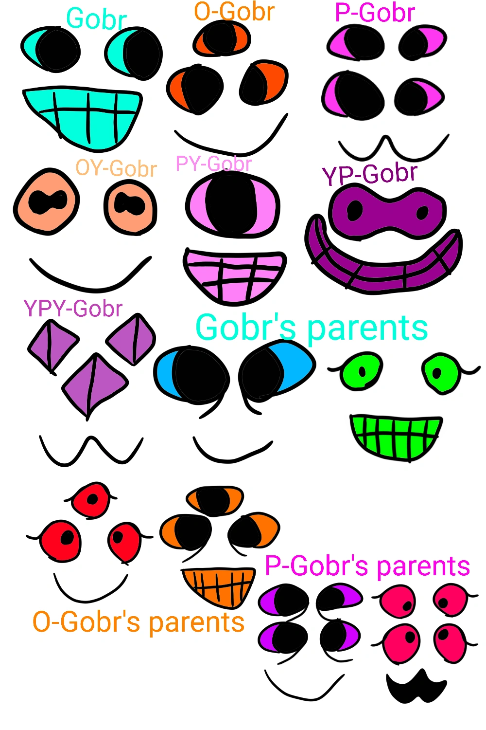 Silly goobers I drew because I felt like it | Fandom