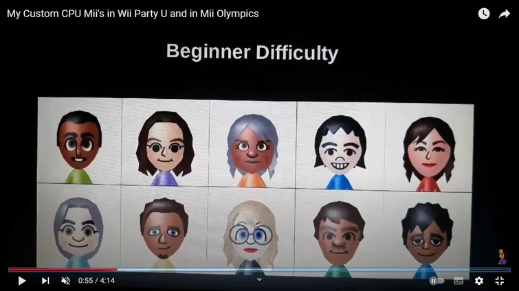 Rank these Mii Olympics Miis for Worst to Best | Fandom