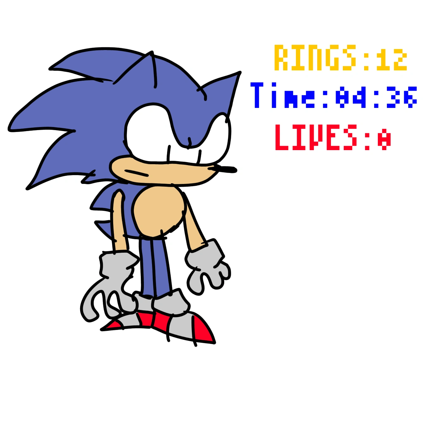 "Didn't I choose Knuckles? Why am I playing as Sonic? And what's with ...