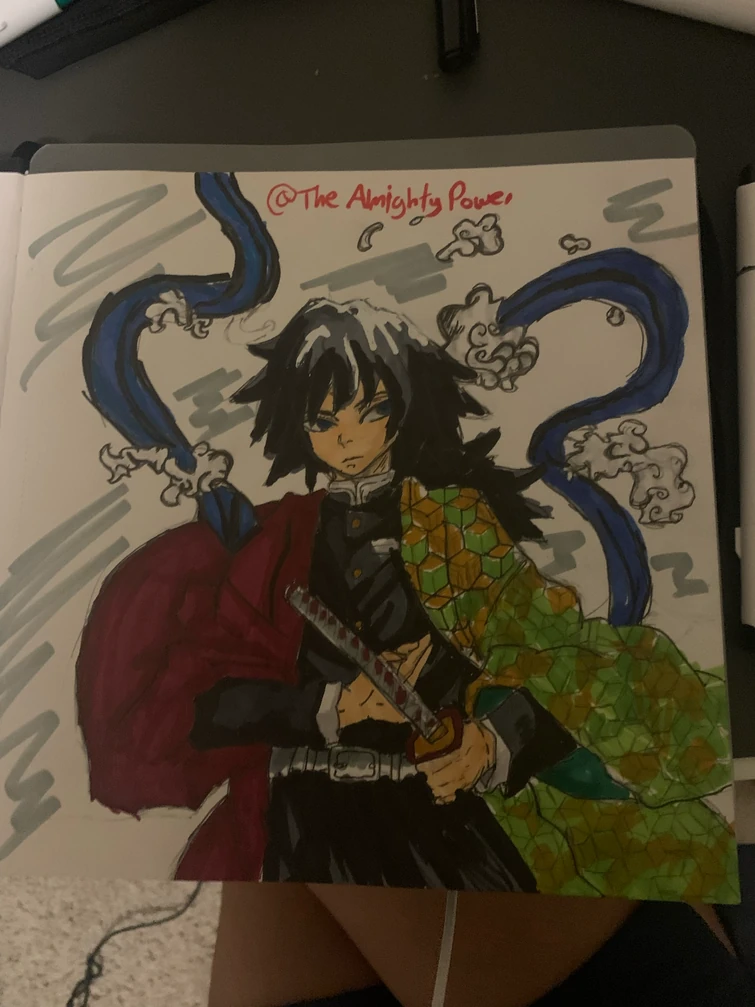 Finally finished this giyuu drawing | Fandom