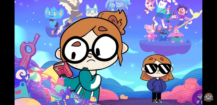 GUYS WATCH ILLYMATION SHE HAS OWL HOUSE CHARACTERS IN THE BACKGROUND OF ...