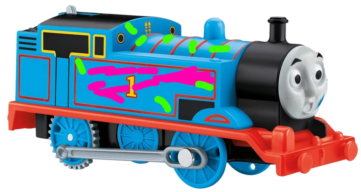Custom TM2 Thomas in a jam little Friends pack from HOTR | Fandom