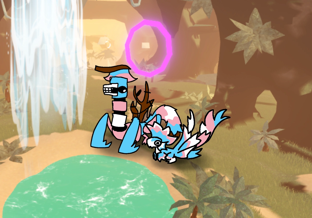 Doodle I made of my trans skins | Fandom