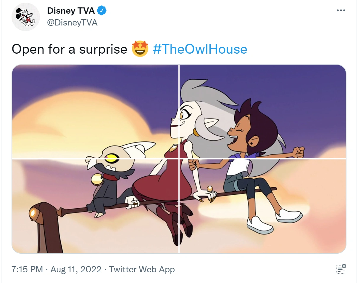 The official Disney Twitter account posted about The Owl House | Fandom