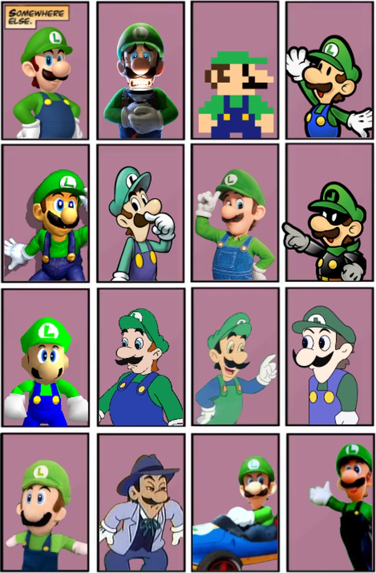 luigi variants | Fandom