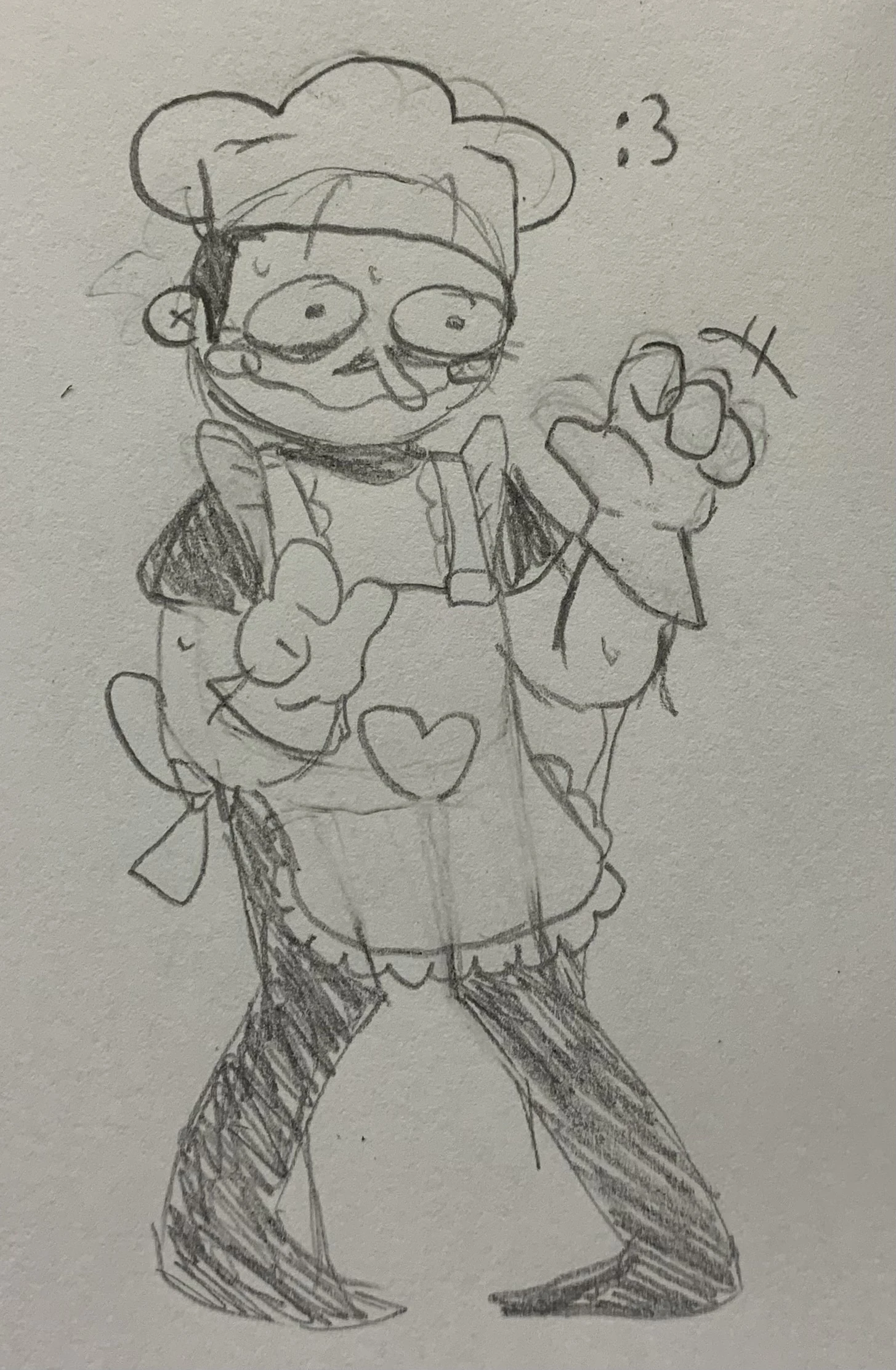 I might be sleep deprived but I can still draw. (Fake Peppino Monday) | Fandom